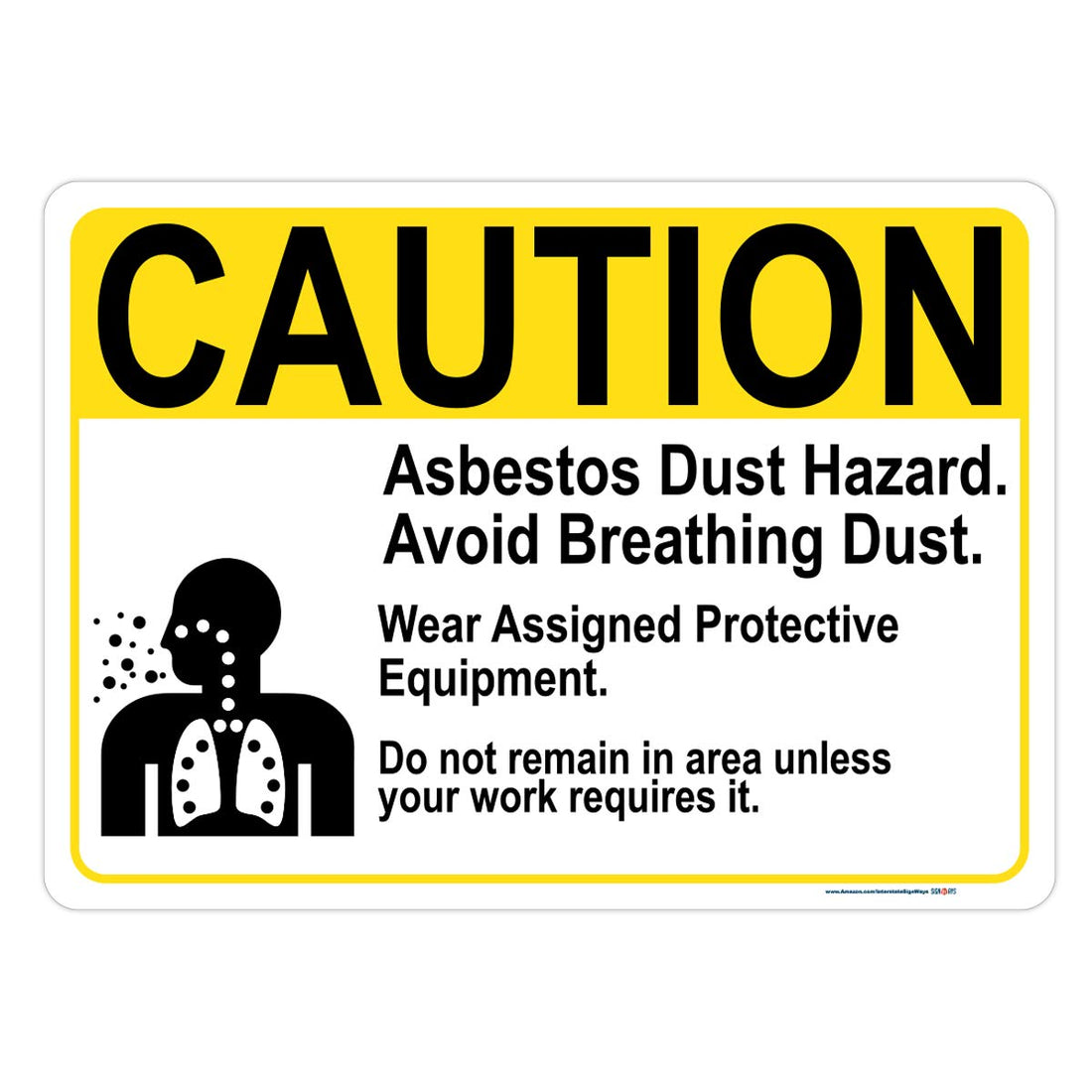 Signways, Asbestos Waste Disposal SignHigh Quality Reflective Aluminum ...