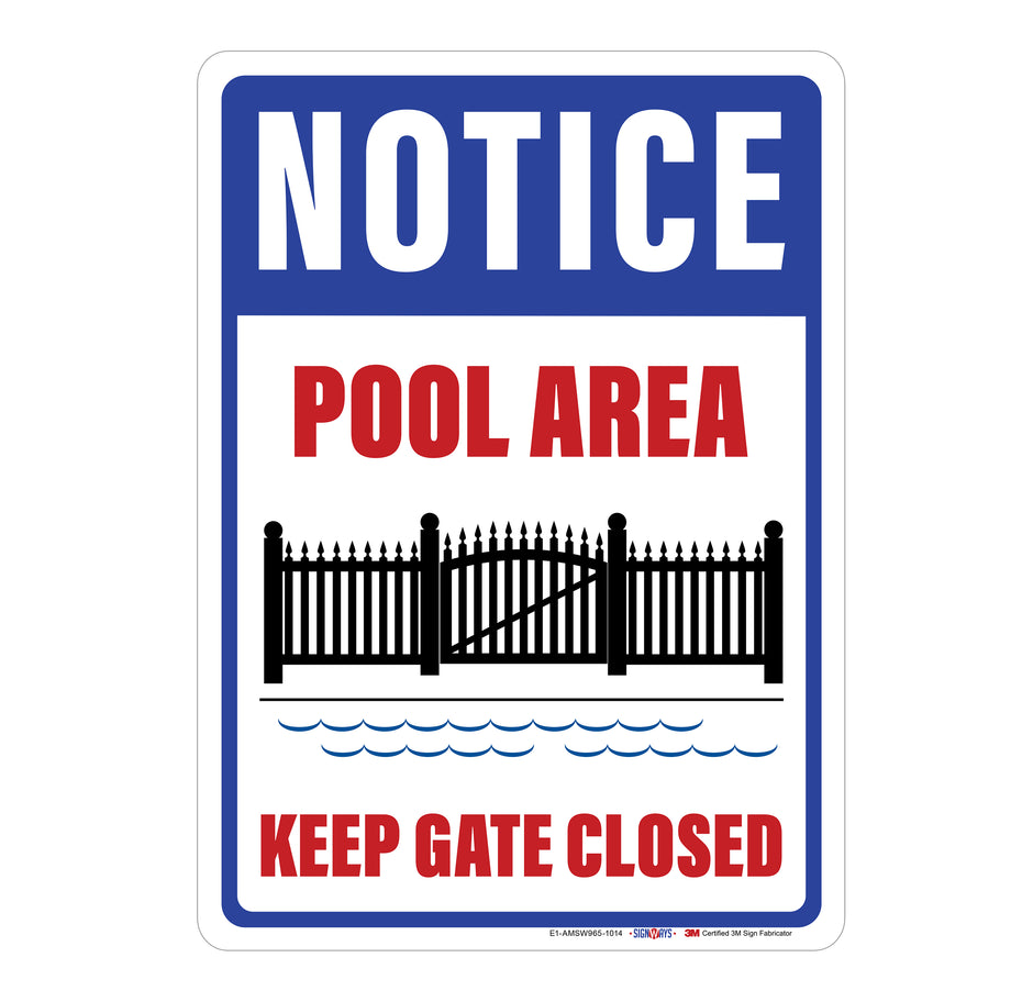 Pool and Water Activity – Signs By SignWays