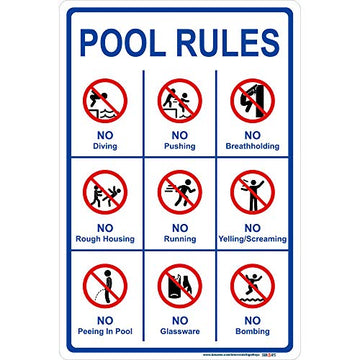 Pool and Water Activity – Signs By SignWays